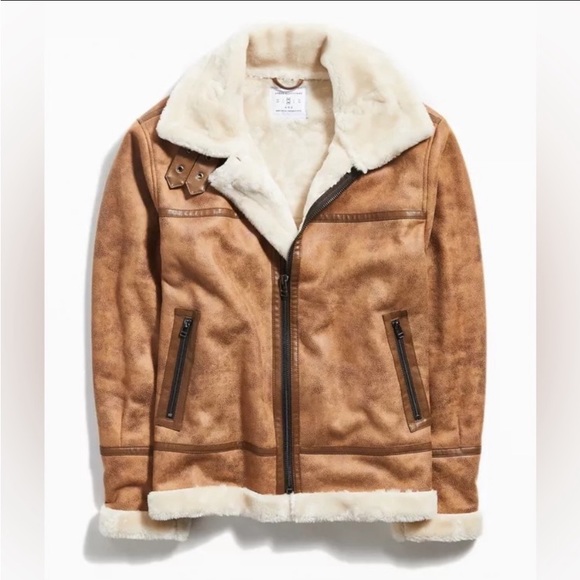 Urban Outfitters | Jackets & Coats | Urban Outfitters Mens Faux ...